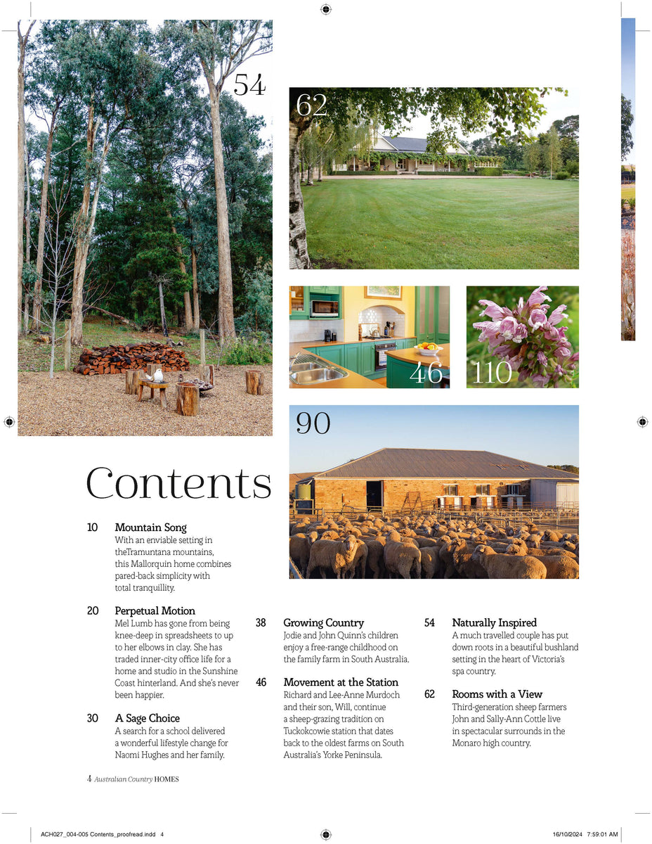 Australian Country Homes Magazine Issue 27 | Universal Shop AU