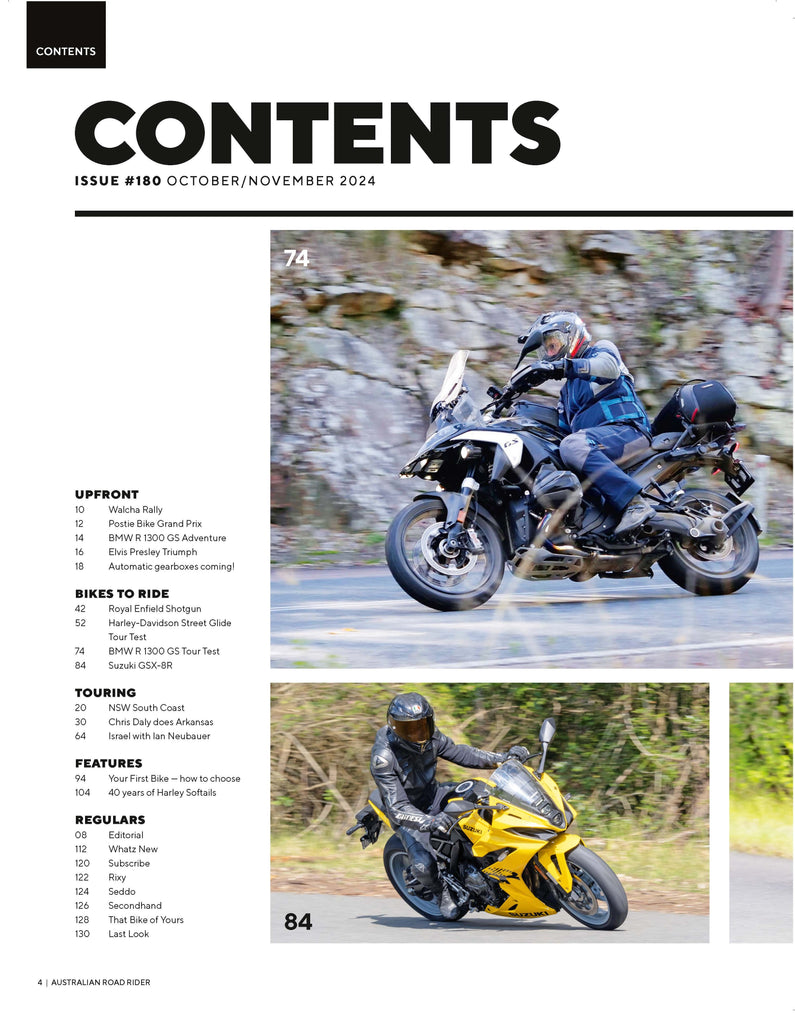Australian Road Rider Magazine Subscription | Universal Shop AU
