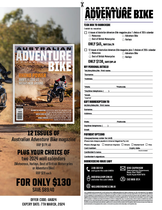 Australian Adventure Bike Magazine Issue 24 | Universal Shop AU