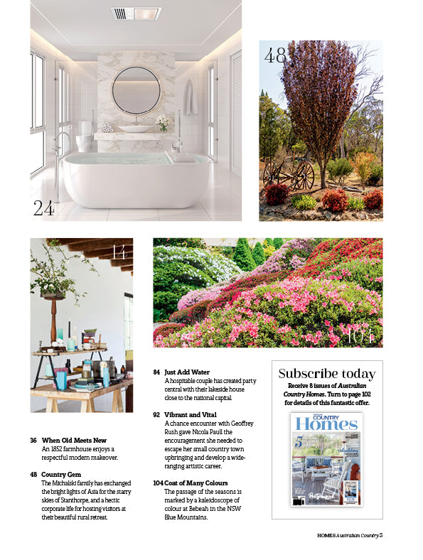 Australian Country Homes Magazine Issue 21 | Universal Shop AU