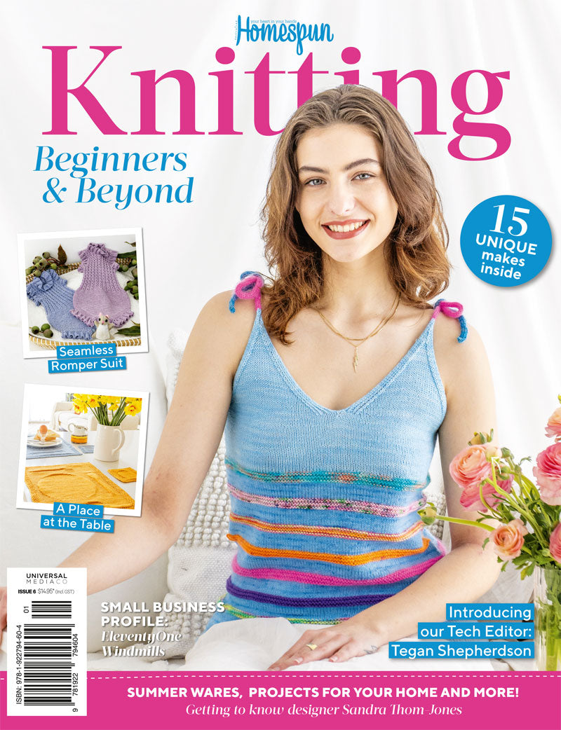 Homespun Knitting Magazine Issue 6 | Universal Shop AU