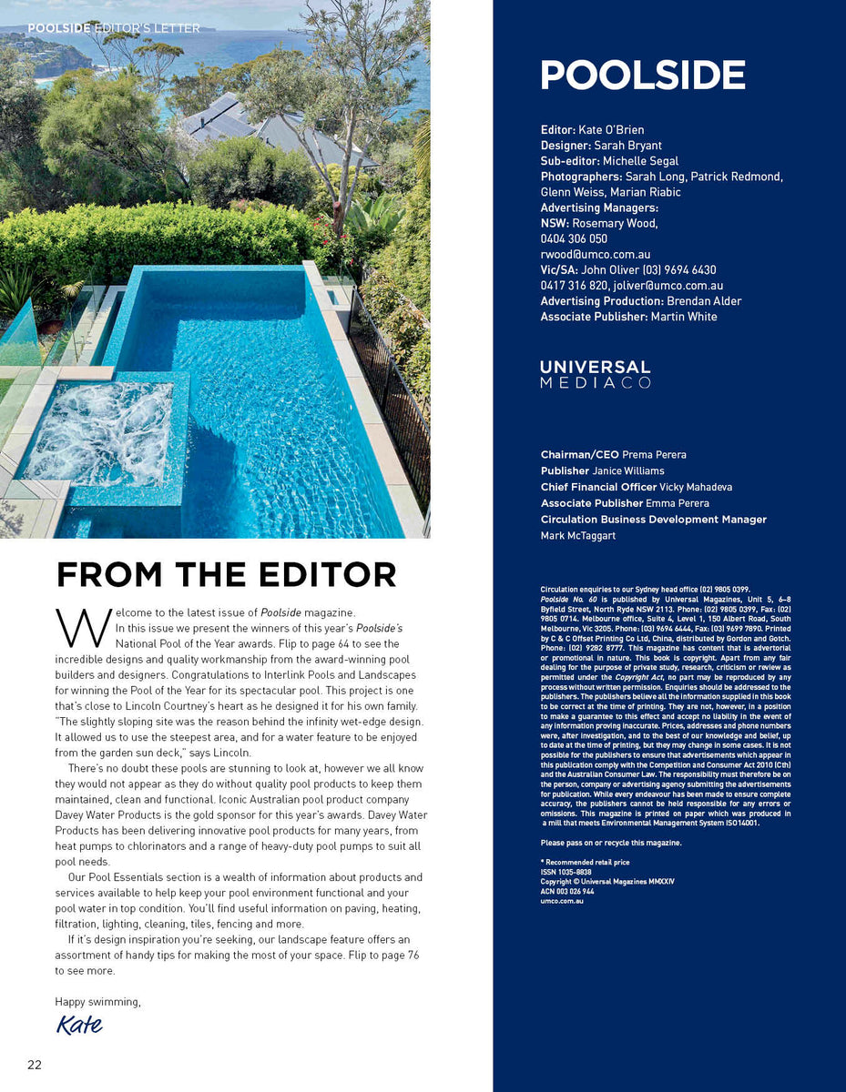 Poolside Magazine Issue #60 | Universal Shop AU