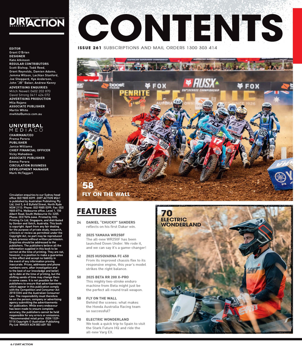 Dirt Action Magazine Issue 261 | Universal Shop AU