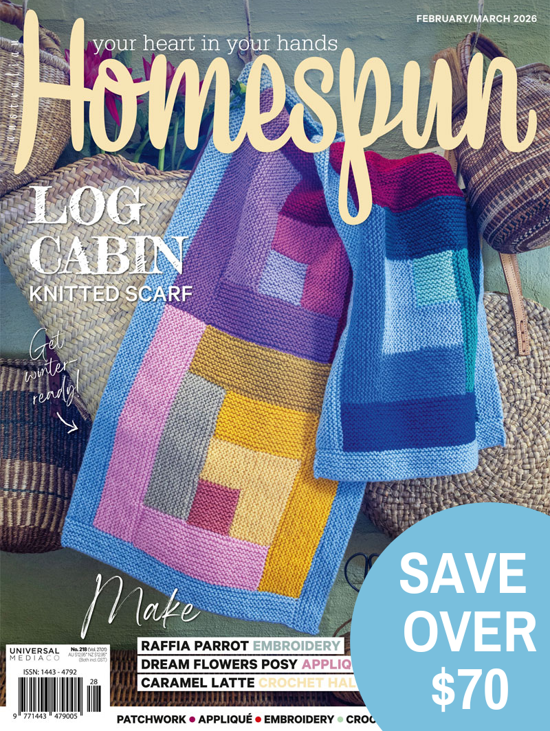 Homespun Magazine Subscription | Universal Shop AU