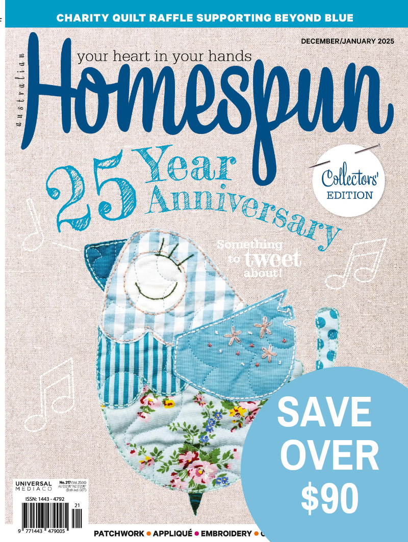 Homespun Magazine Subscription | Universal Shop AU