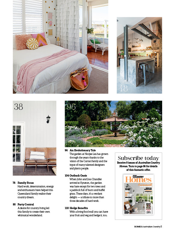Australian Country Homes Magazine Issue 19 | Universal Shop AU