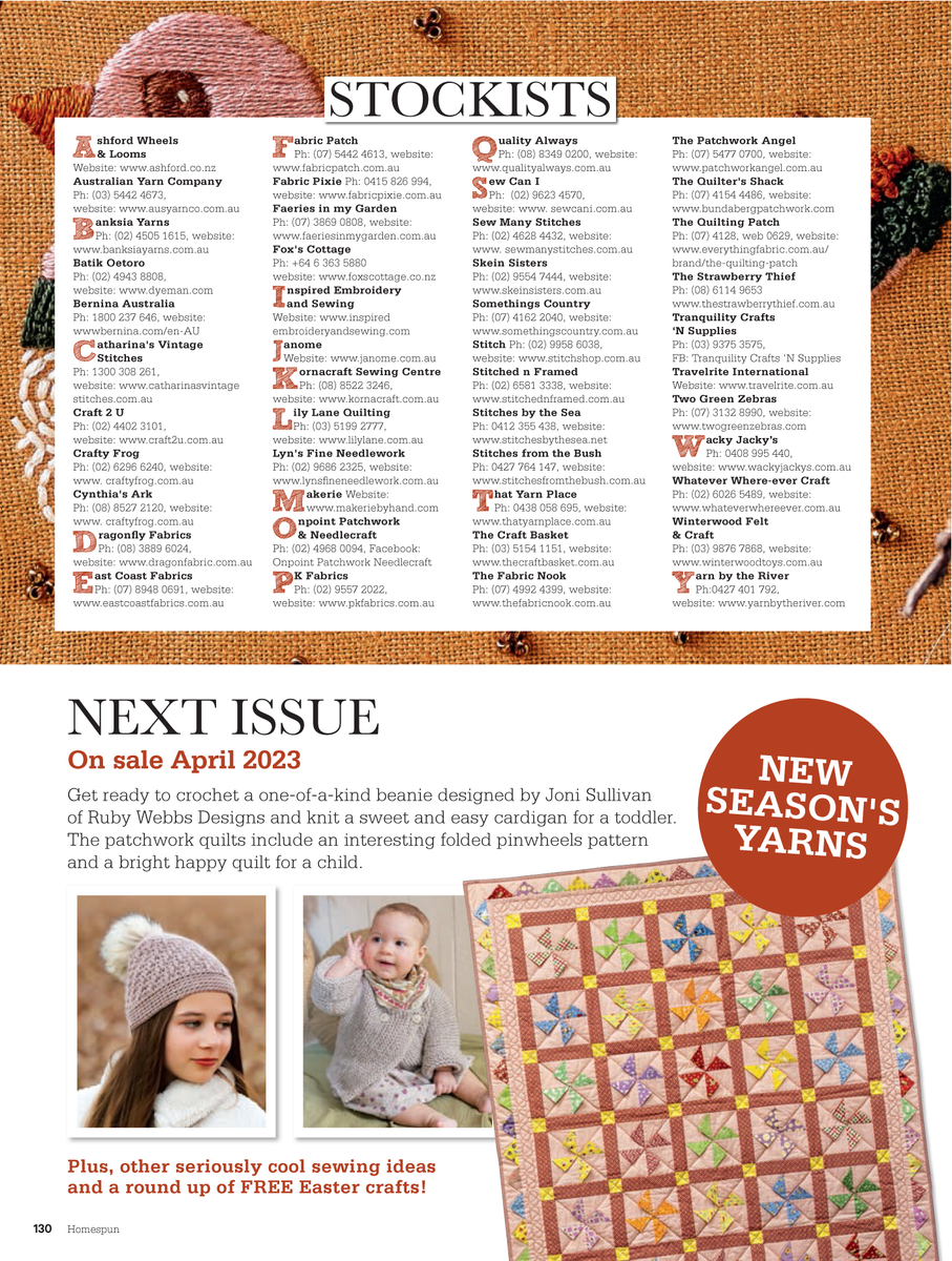 Homespun Magazine Issue 24.1 Default Title | Universal Shop AU